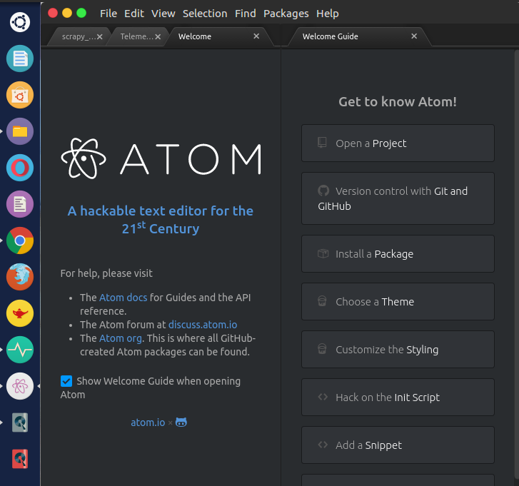 How To Install Atom Editor In Ubuntu Linux Foss Naija